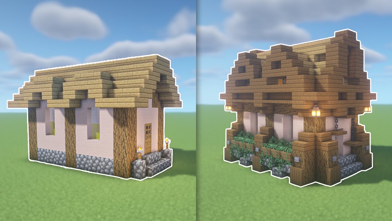 Minecraft: Bedah Rumah Villager Cleric | Plains Village Transformation ...
