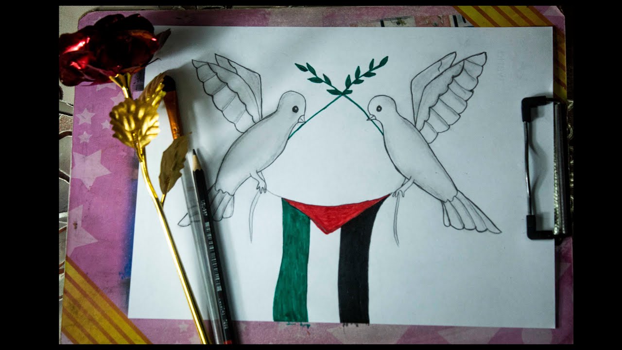 🎨 How to Draw the Palestine Flag: Expressing Solidarity through Art 🇵🇸 ...