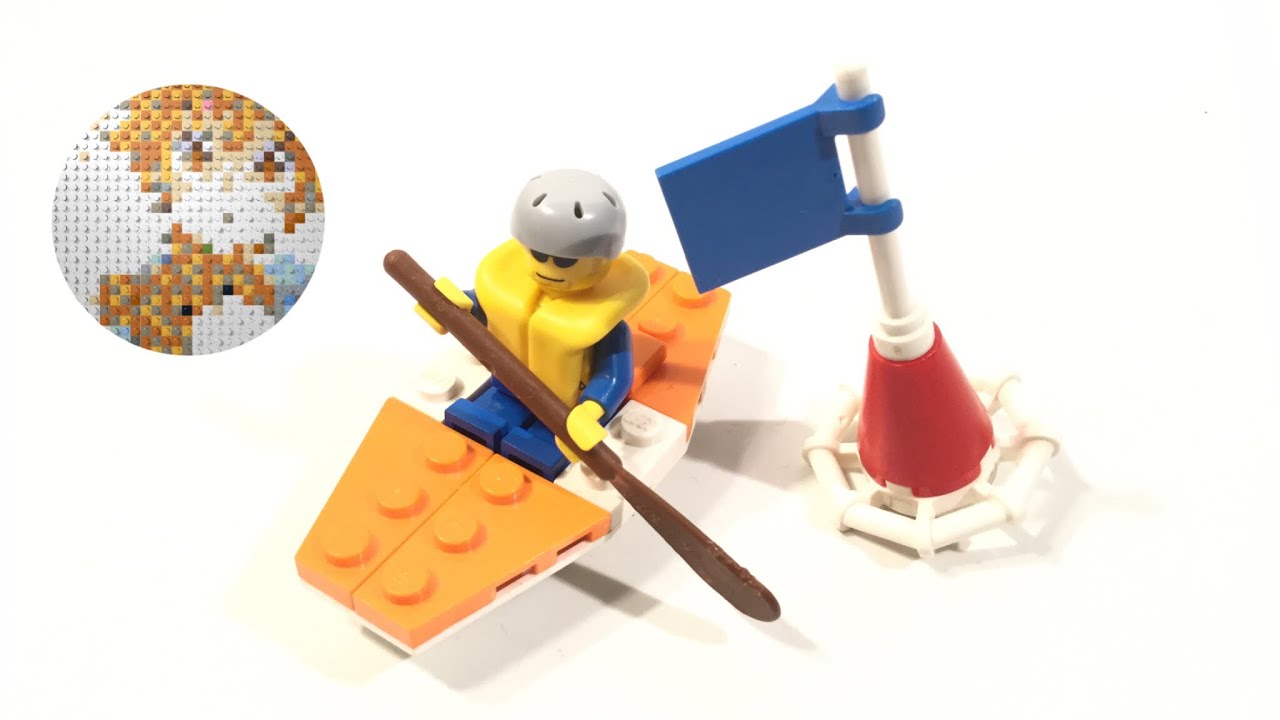 Lego City 5621 Coast Guard Kayak - Lego Speed Build Review - YouTube