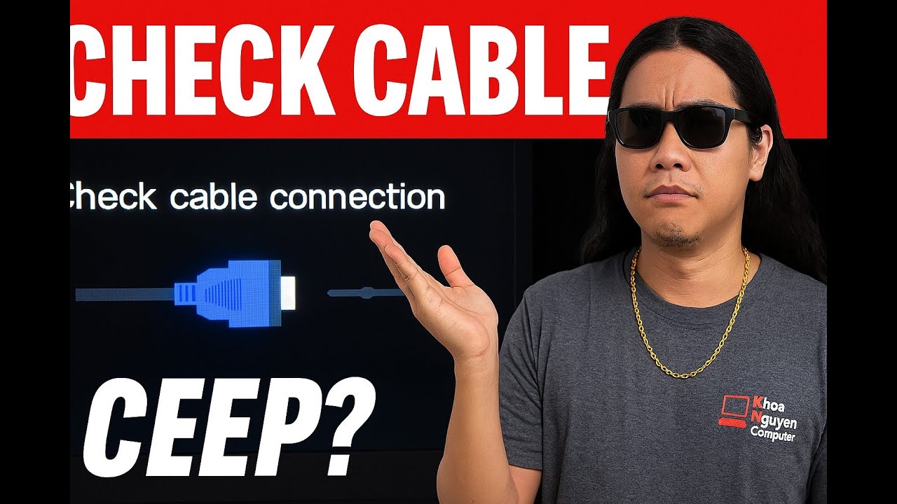 lenovo 20078 check cable connection - YouTube