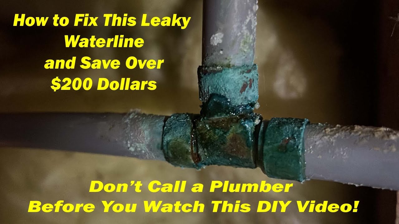 DIY Water Leak Repair: Save Over $200 Dollars by Fixing It Yourself ...