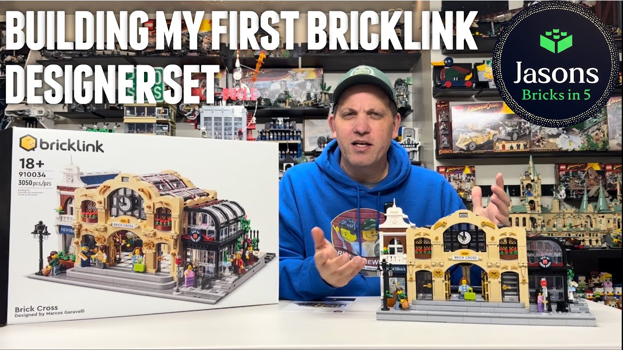 Building my first Bricklink Designer series set | Brickcross station ...