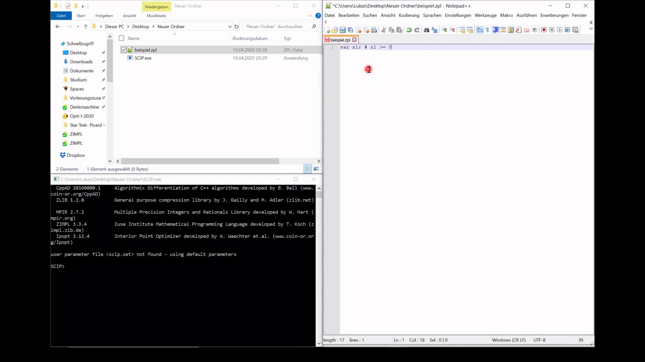 Einführung in ZIMPL - YouTube
