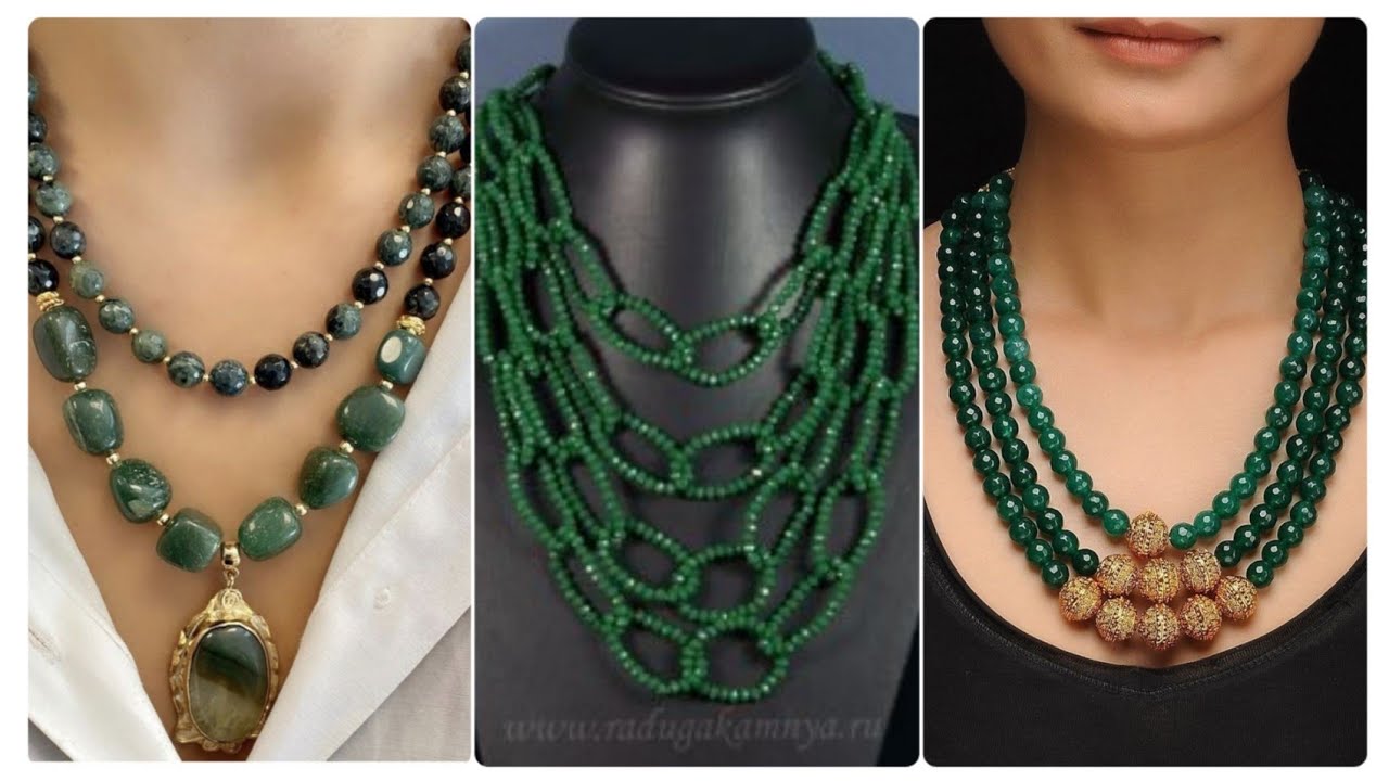 Different Stylish Layer Of Mala Necklace Set Designs - YouTube