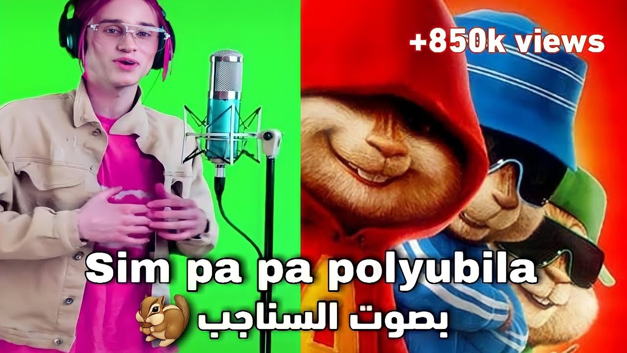 Sim papa polyubila بصوت السناجب 🐿 - YouTube