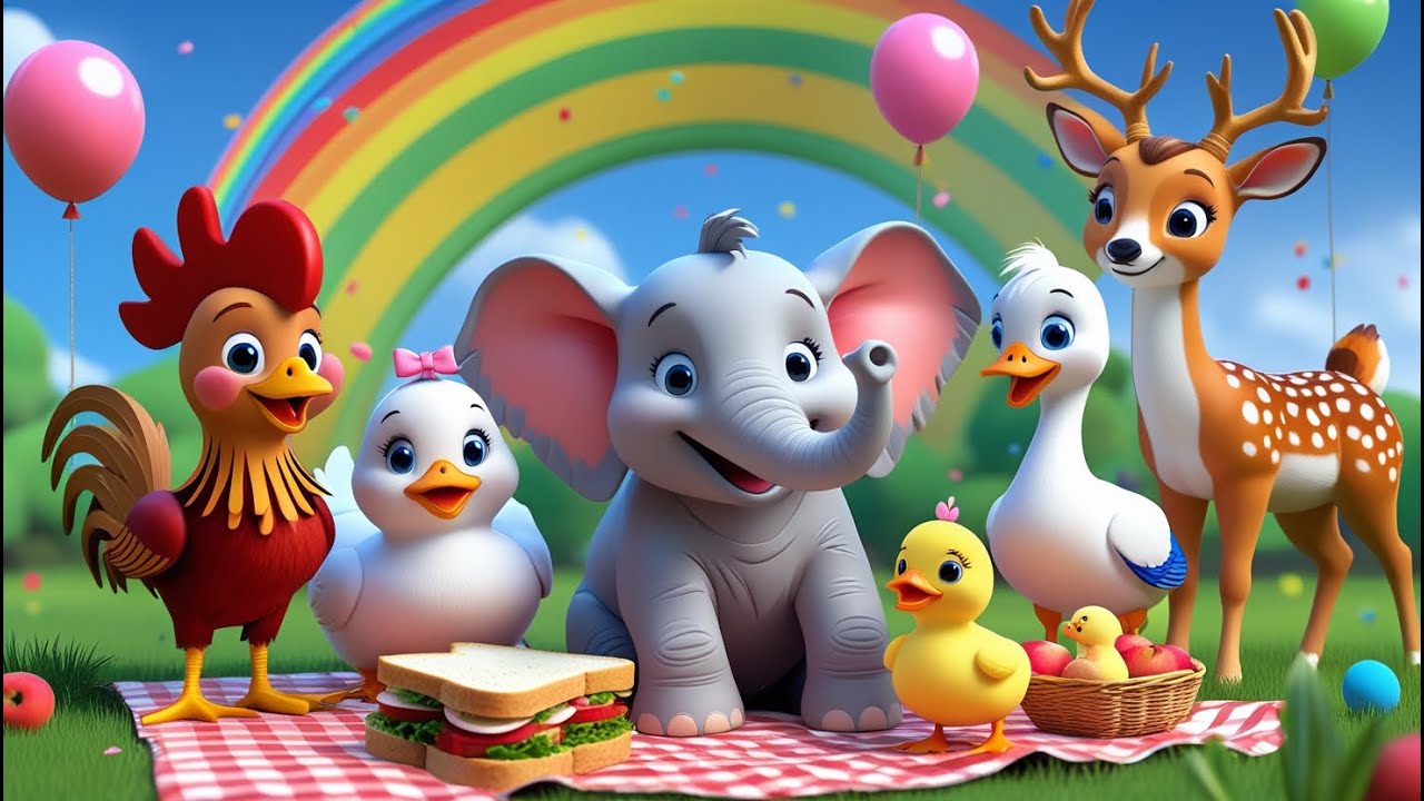 SUARA HEWAN | ANAK AYAM PIYIK PIYIK | 5 BEBEK KECIL BERMAIN | CIT CIT ...