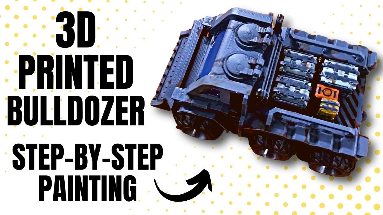 Painting 3D Printed Vehicles the EASY way (Mediocre Painting with Wayne ...