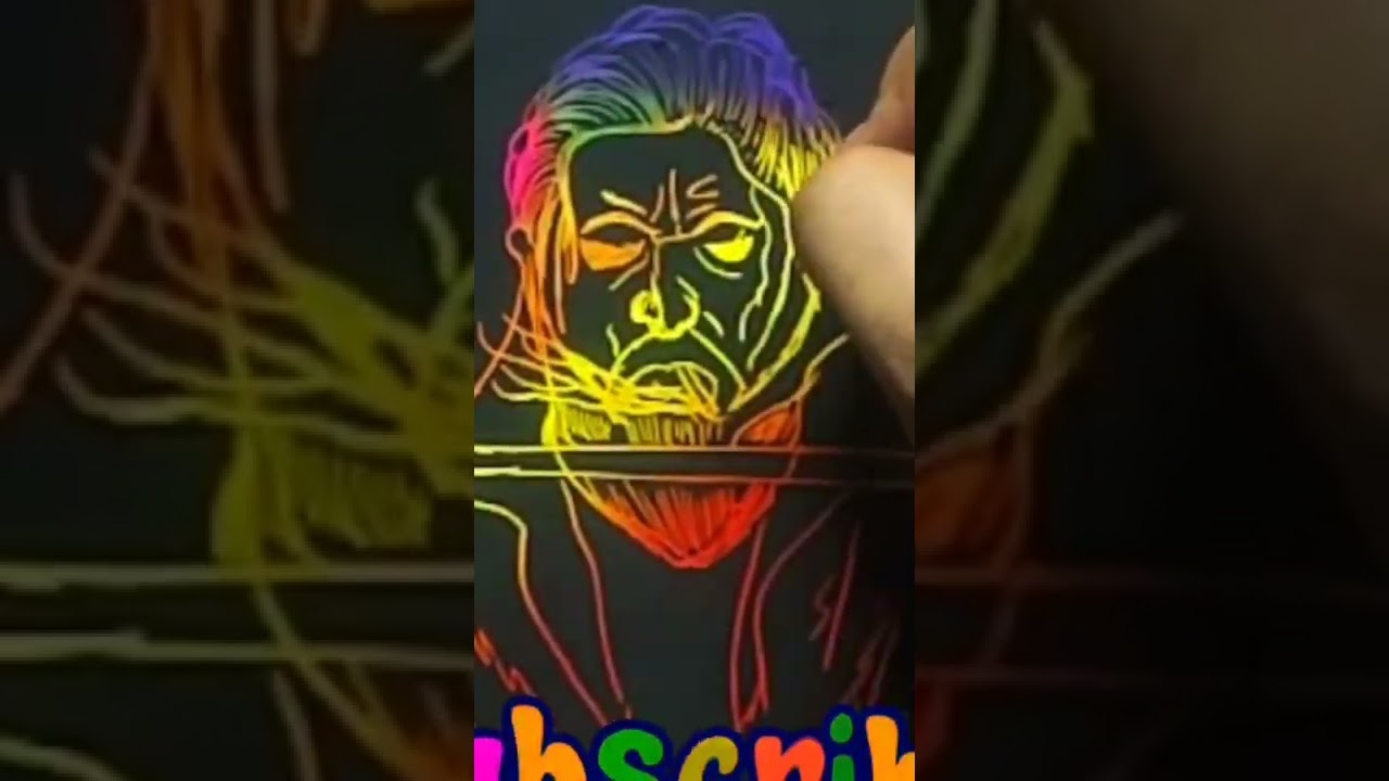 How to draw KGF drawing || kgf drawing easy || kgf Sketch || rocky ...