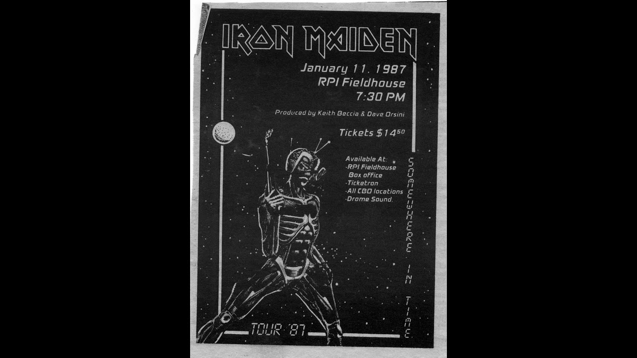 Iron Maiden - RPI Fieldhouse, Troy, NY 1-11-1987 [2025 AUDIO UPGRADE ...