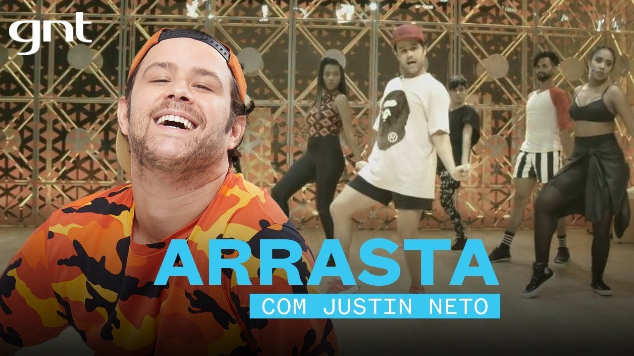 Coreografia Arrasta - Glória Groove (feat. Léo Santana) | Justin Neto ...