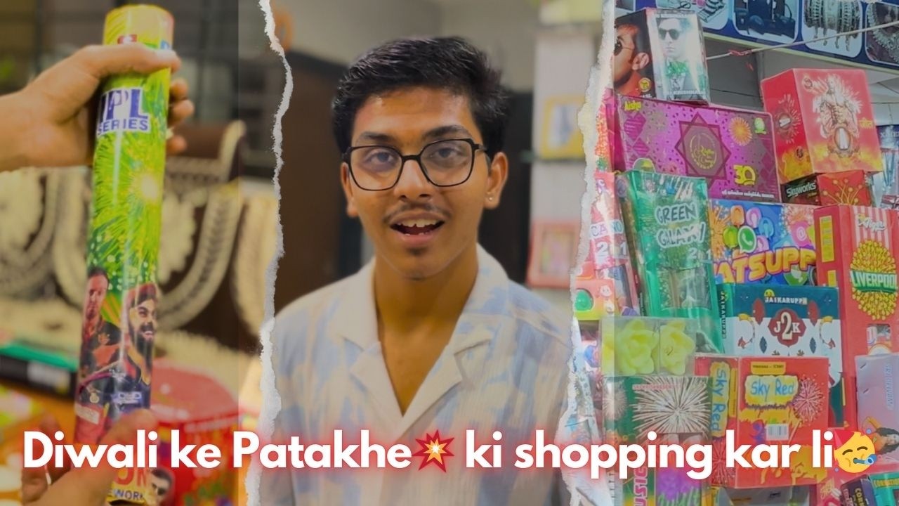 Diwali ke Patakhe💥 ki shopping kar li🥳 #vlog #diwali #shopping #patakhe ...