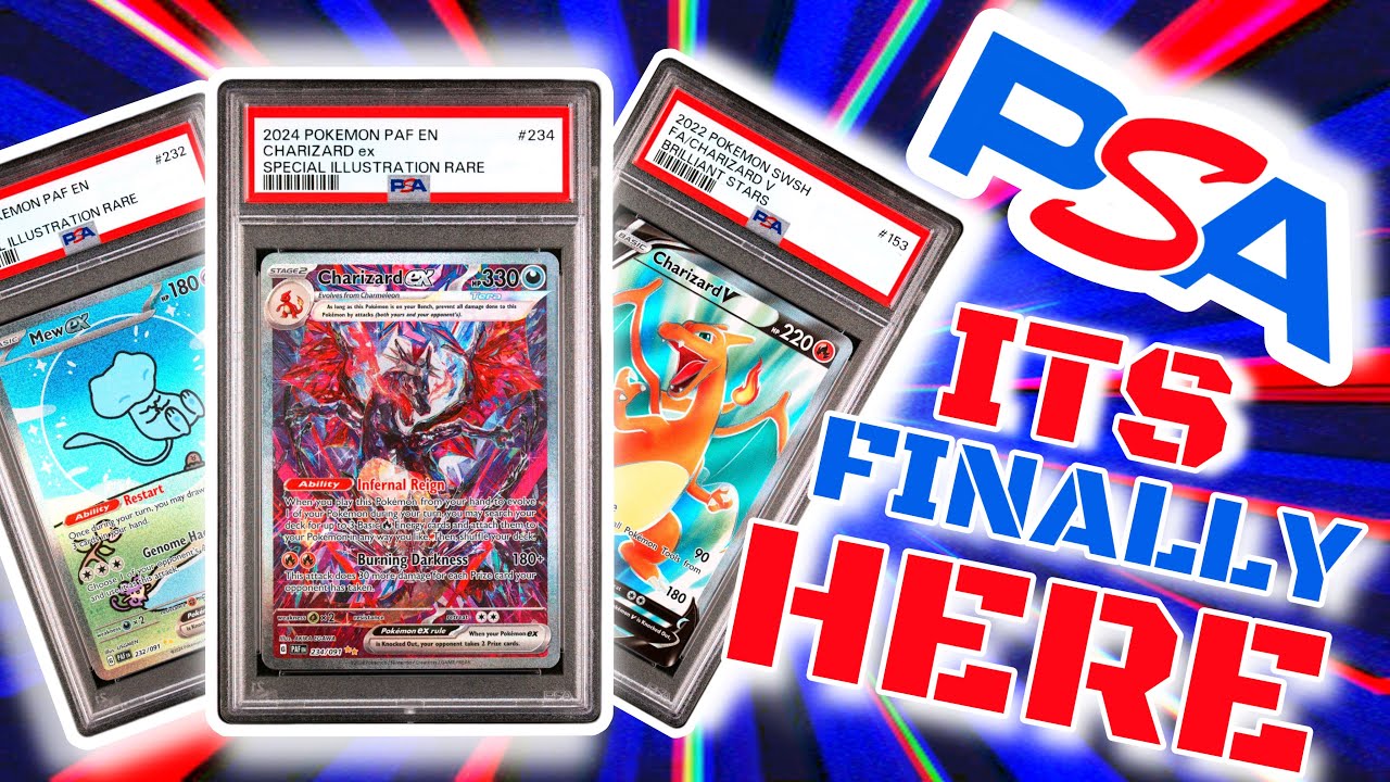 MY ORDER FINALLY CAME IN | PSA TCG Bulk Order - YouTube