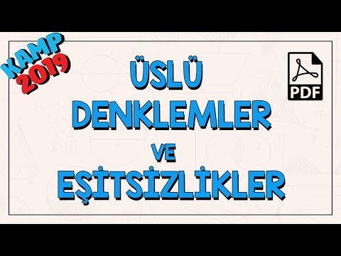 Üslü Denklemler ve Eşitsizlikler