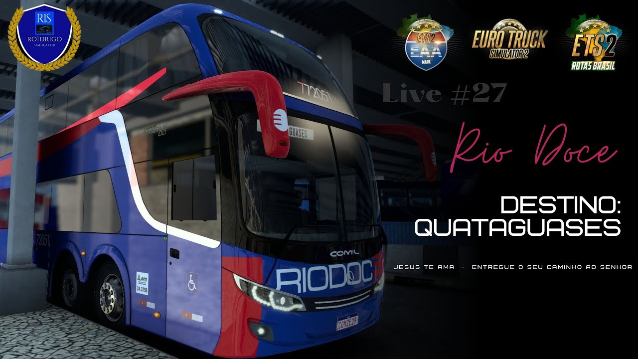 Mapa EAA 🔸️ ETS 2 - 1.45 **🔹️Linha: Rio de Janeiro x Cataguases LIVE ...