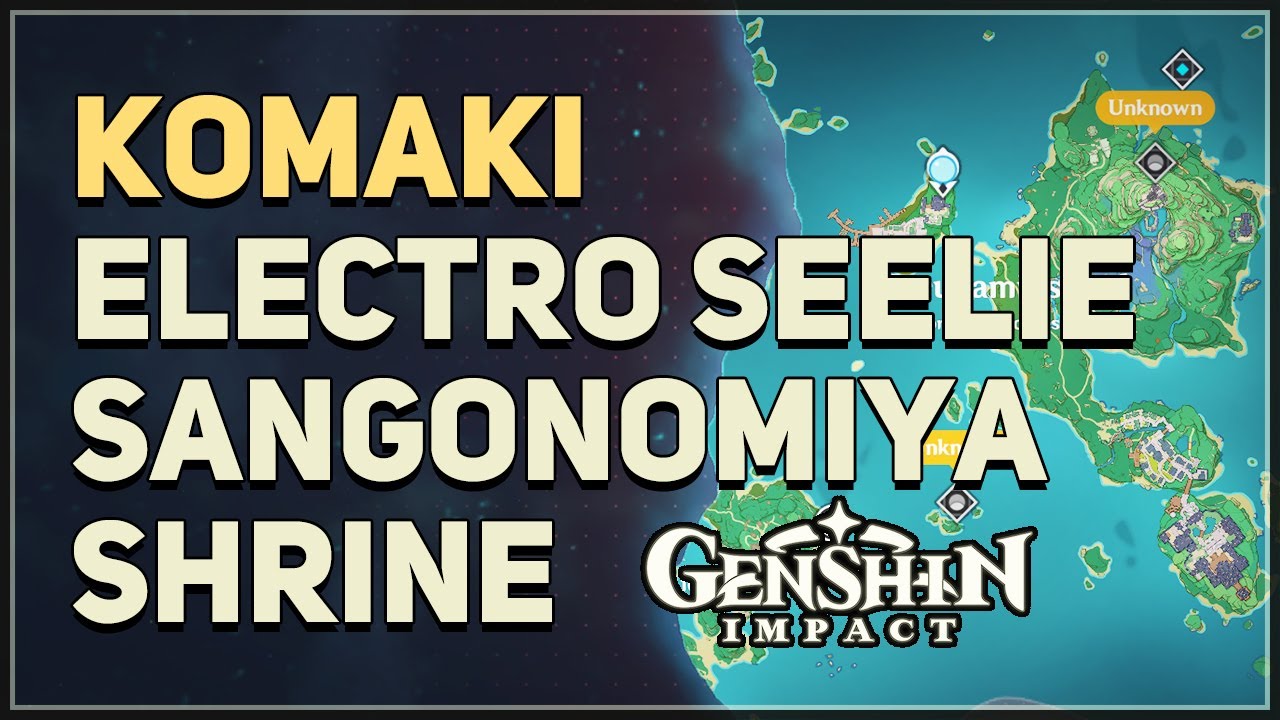 Komaki Sangonomiya Shrine Electro Seelie Genshin Impact - YouTube