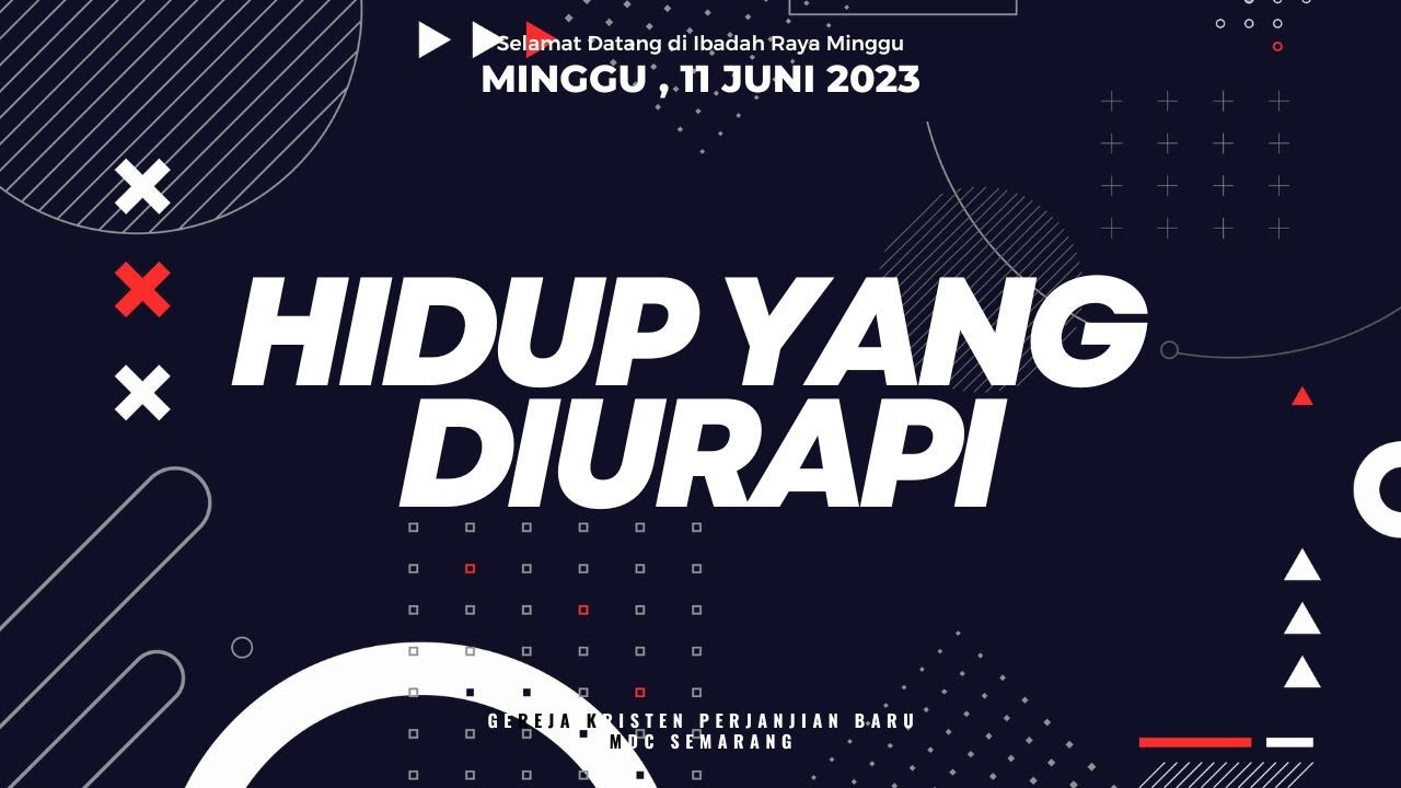 Hidup yang diurapi [Ibd_11Juni23] - YouTube