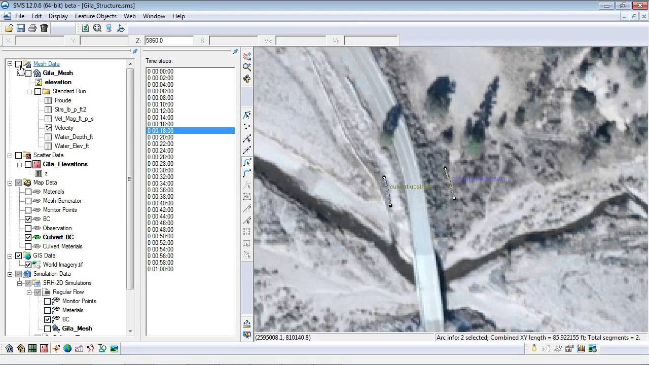 SMS: Adding HY-8 Culverts to an SRH-2D Model - YouTube
