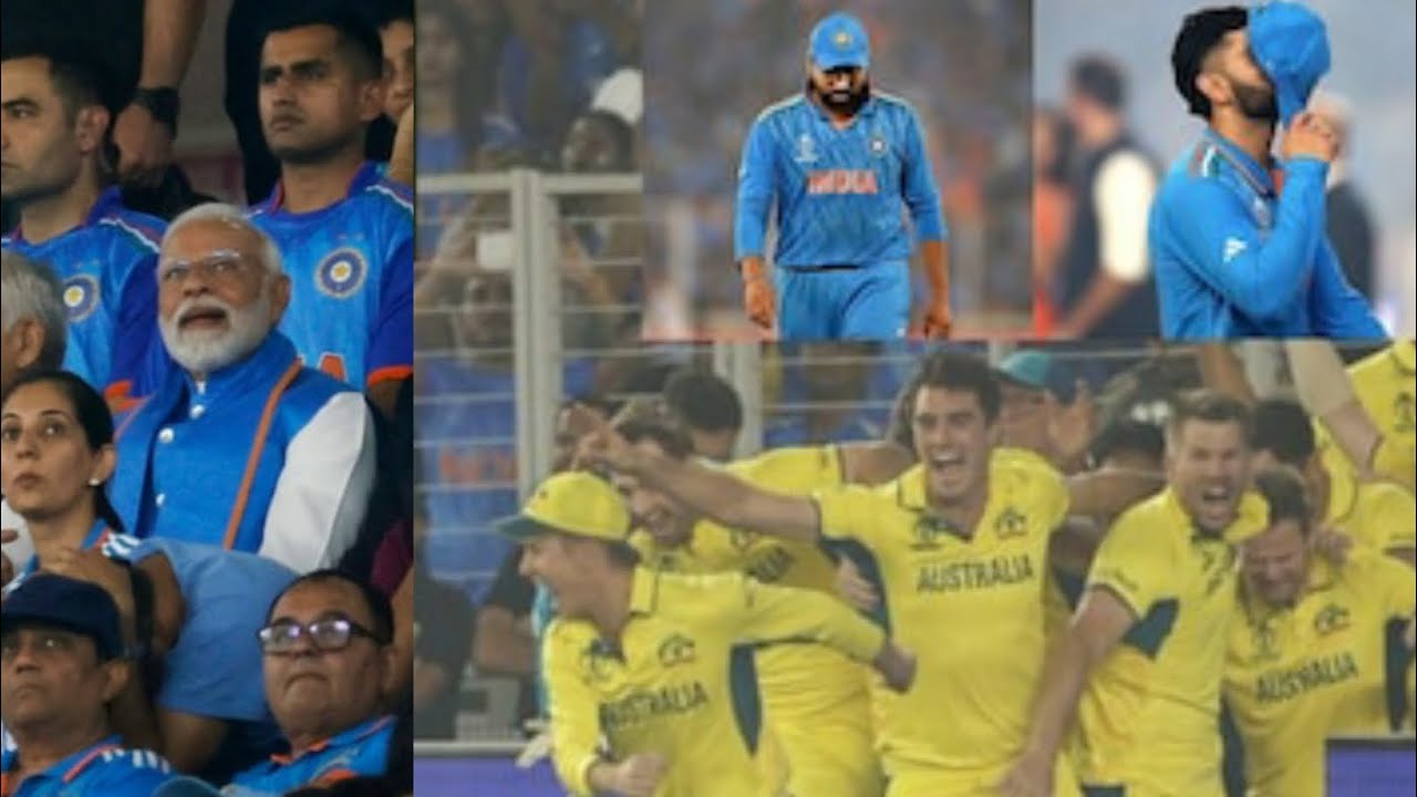 pm modi sad reaction when Rohit Kohli badly crying after india loss ...