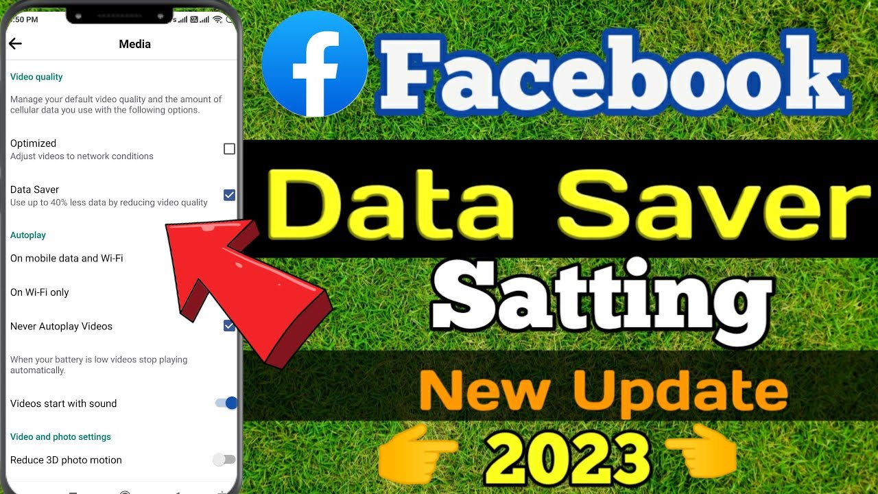 Facebook Data Saver Setting ON Karo | facebook data saver setting - YouTube