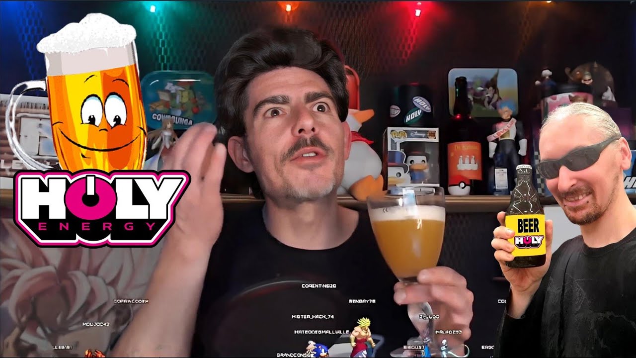 Dégustation de bière artisanal à base de Holy Energy 🍺 - YouTube
