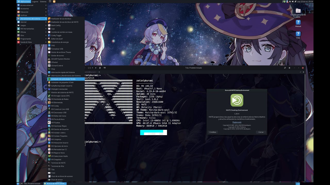 MX Linux Instalar cualquier escritorio (MATE, KDE, Gnome etc) - YouTube