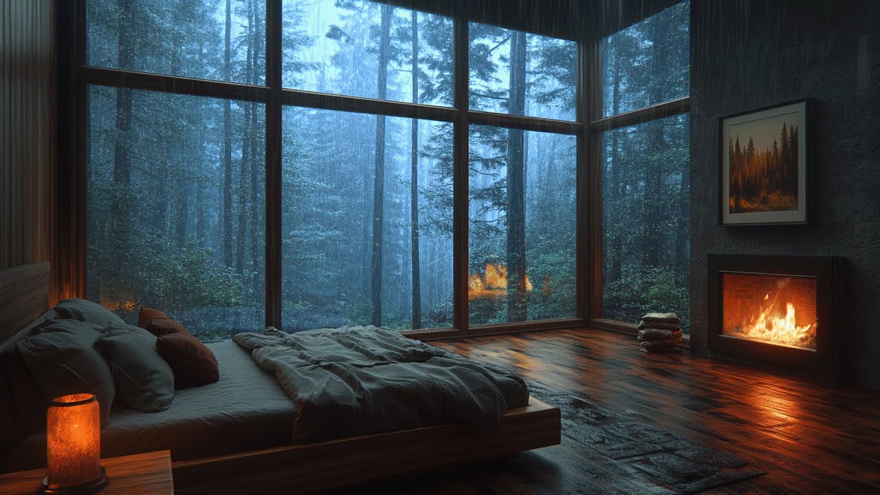 Enjoy 2h of Peaceful Rain Sounds on Window to Get Meditation ...