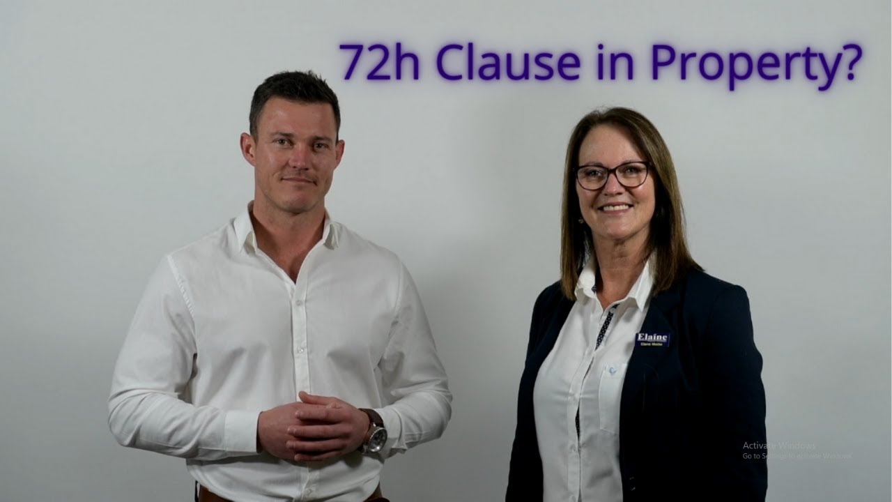 The 72 Hour Clause in Property. How does it work? - YouTube