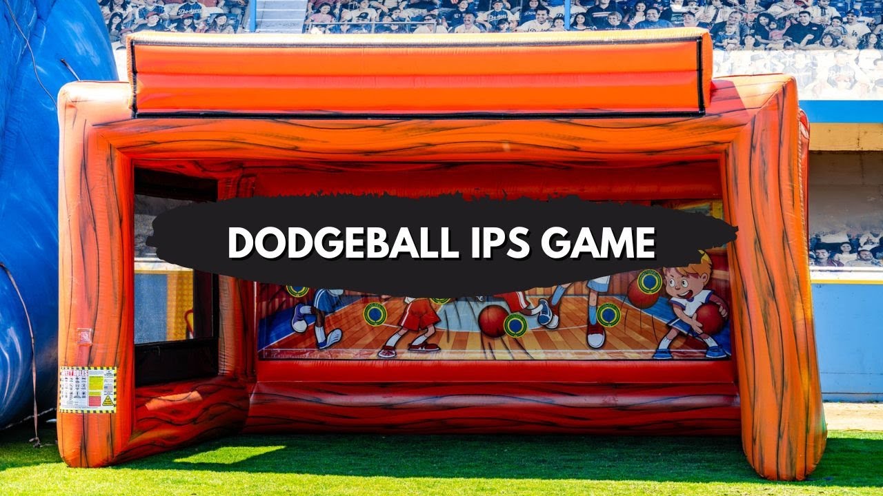 Inflatable, Interactive Dodgeball Game 🔴🆚🔵 Safe Team Building Activity ...