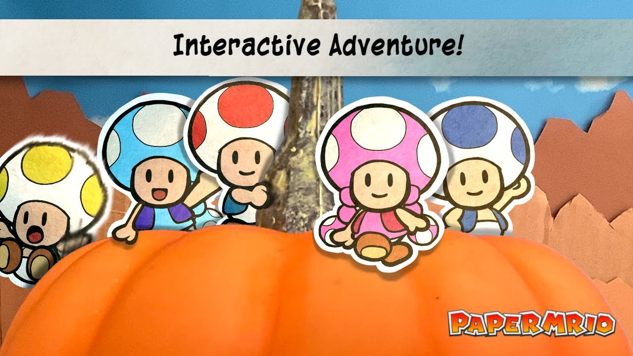 Pumpkin Pass | Interactive | Paper Mario Stop-Motion - YouTube