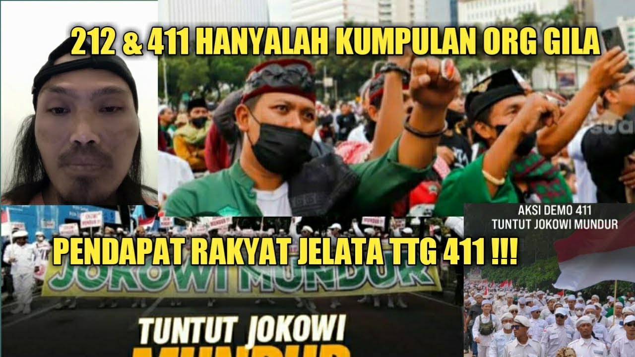PENDAPAT RAKYAT JELATA TENTANG DEMO 411 !!! - YouTube