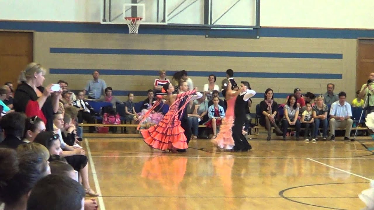 Riscák Balázs és Dajka Csenge Junior I. Nyolctánc OB Tangó döntő Mohács ...