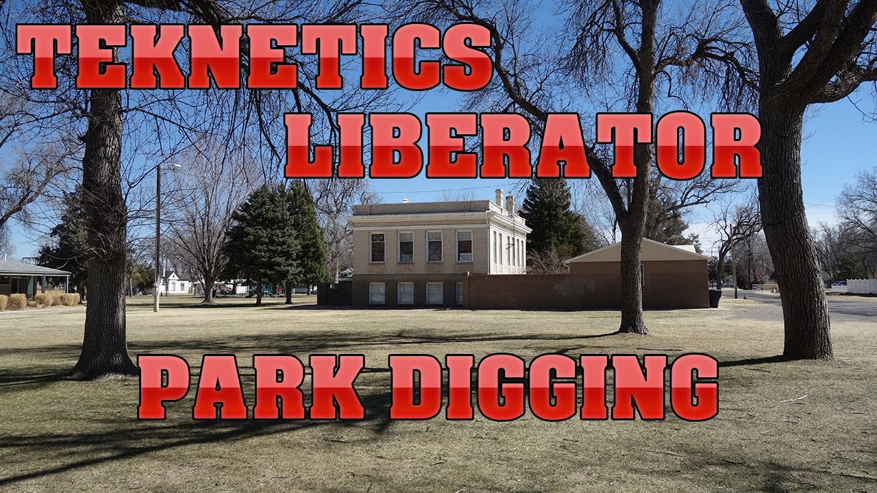 Metal Detecting: Teknetics Ameritek Liberator - Park Hunt - YouTube