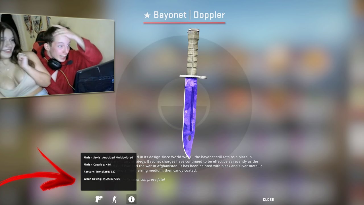He unboxed a RARE SAPPHIRE Knife.. - YouTube