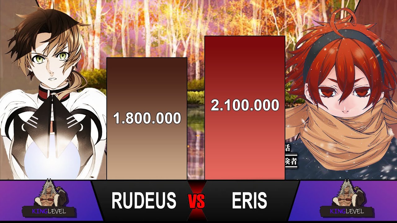 Rudeus Greyrat vs Eris Greyrat Power Level | Mushoku Tensei - YouTube
