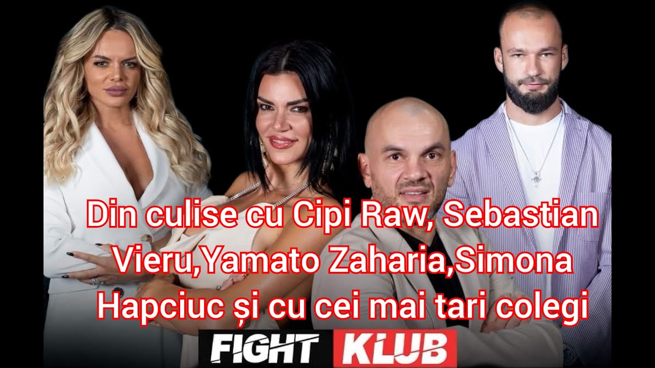 DIN CULISE CU CIPI RAW, SEBASTIAN VIERU, YAMATO ZAHARIA, SIMONA HAPCIUC ...