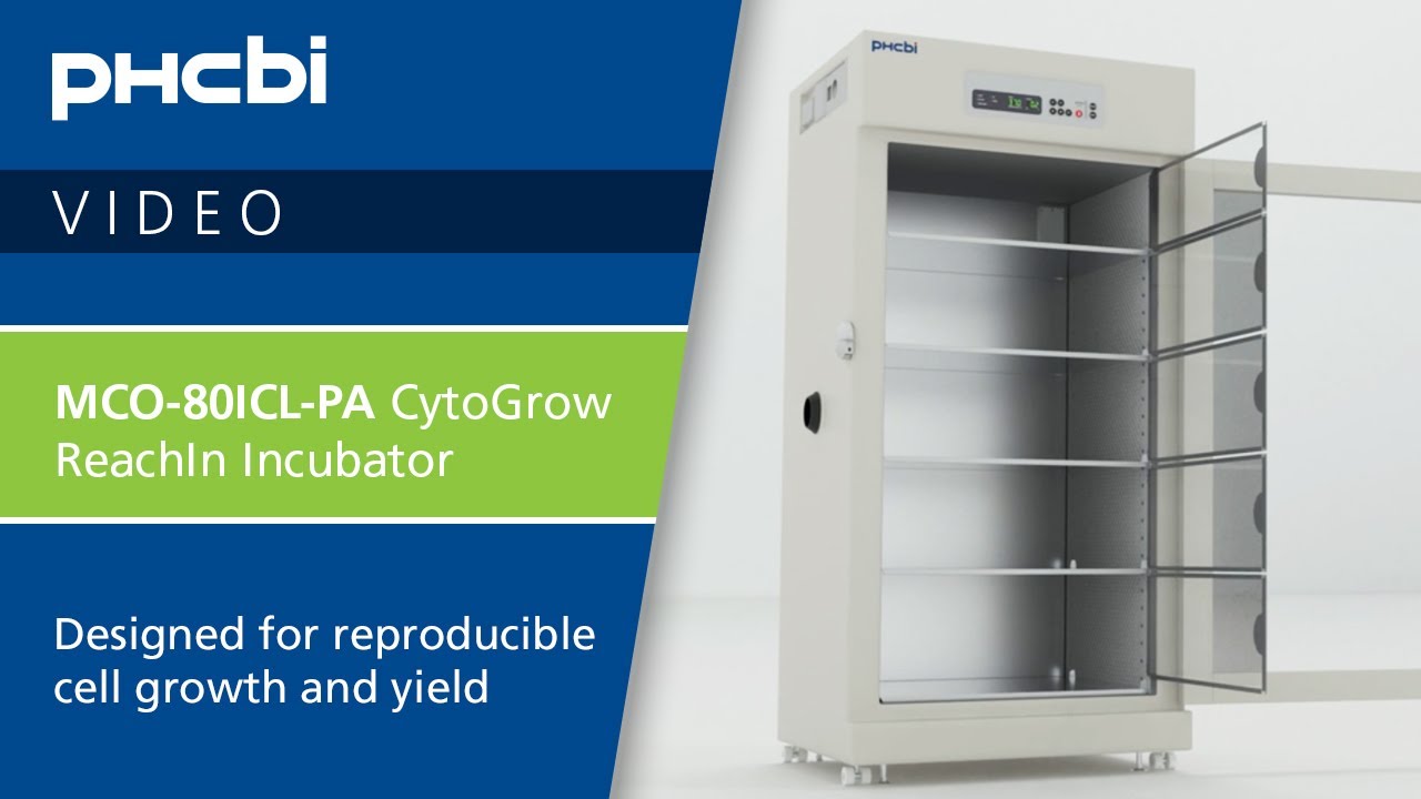 MCO-80ICL-PA CytoGrow ReachIn Incubator - YouTube