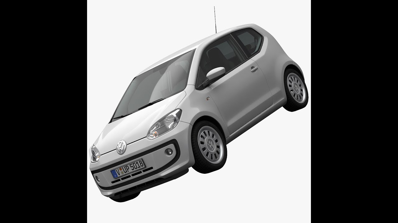 Volkswagen up! 3d model by 3DStarving - YouTube