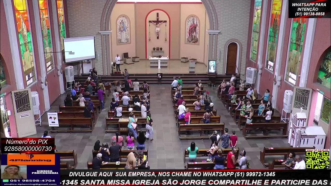 [AO VIVO] Santa Missa e Novena Perpétua de São Jorge| Paróquia São Jorge Porto Alegre 18h 09/02 ...