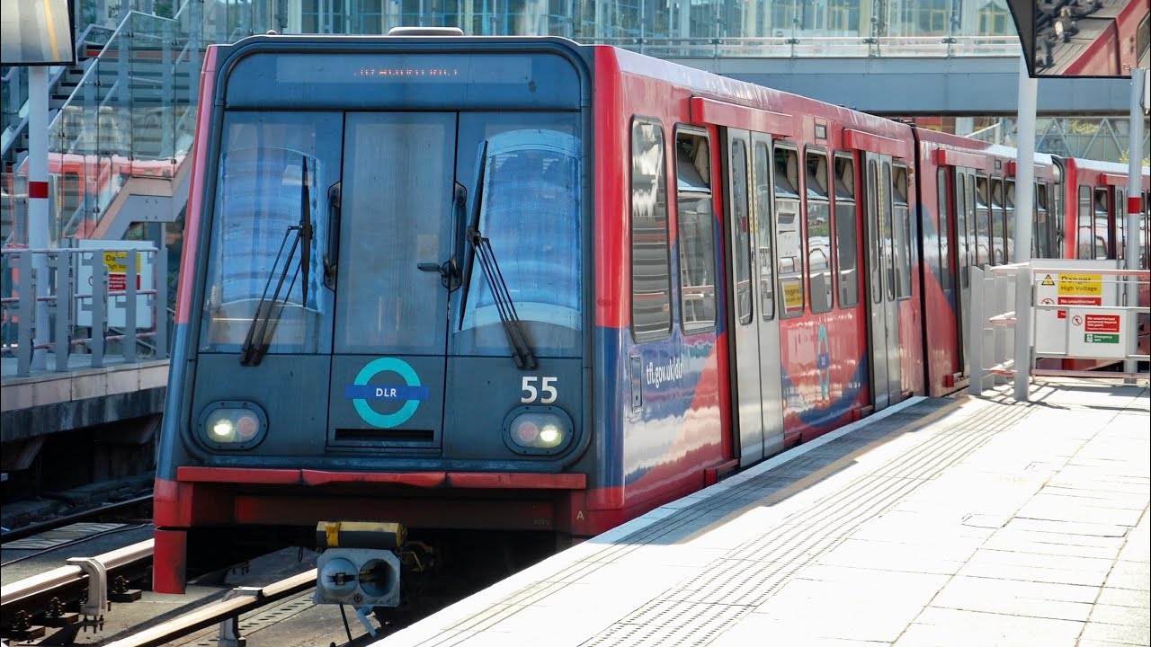 Front View: TFL DLR 49 Class B2K - YouTube