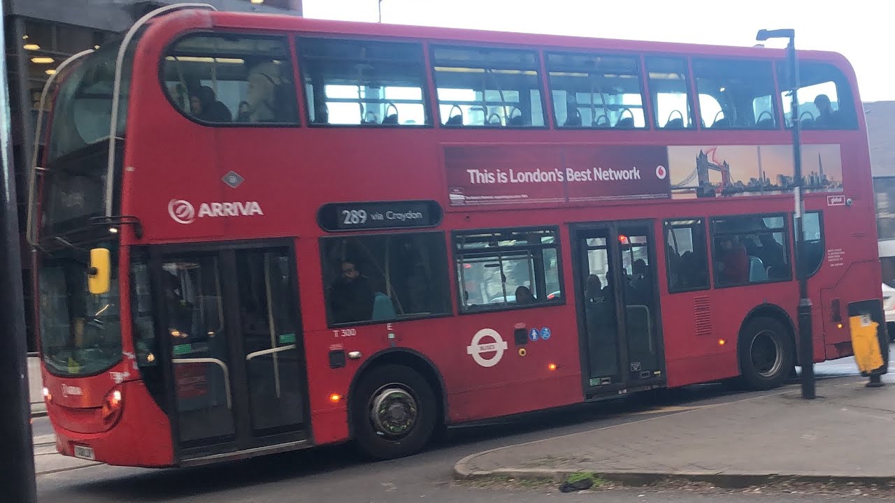 ADL Enviro400 Arriva London T300 KX61LDV Route 289 Purley - YouTube