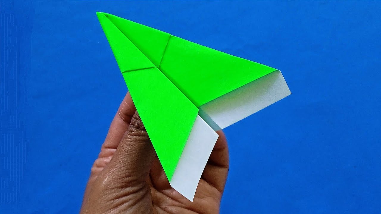 Cara Membuat Origami Pesawat Sederhana | Easy Paper Airplane - YouTube
