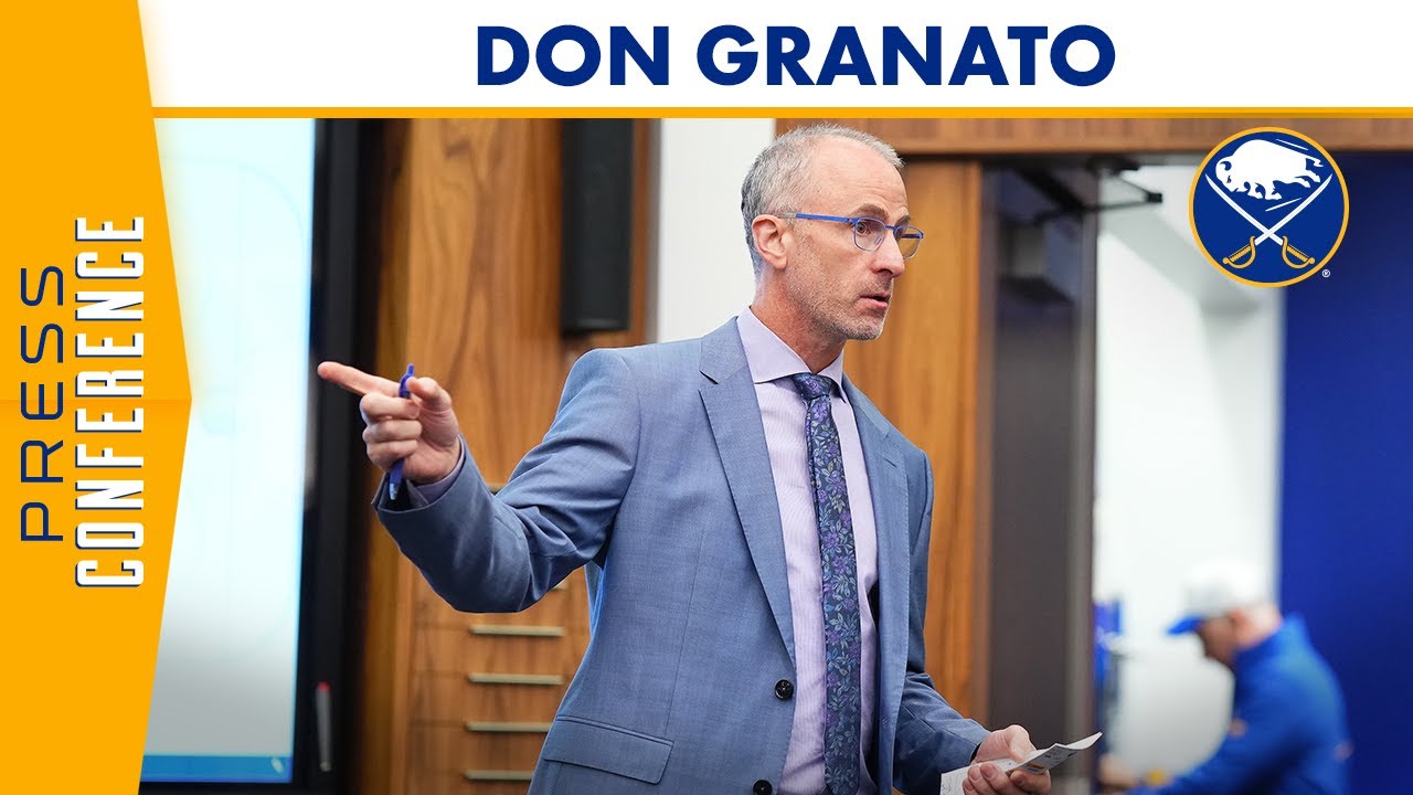 Buffalo Sabres Head Coach Don Granato After Loss To Canucks - YouTube