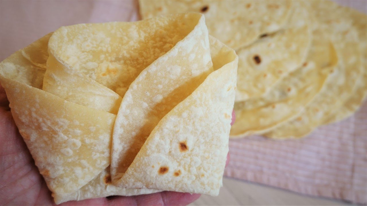 Flour + Boiling Water ! Thin Flatbread in a Pan ! Lavash Recipe ...