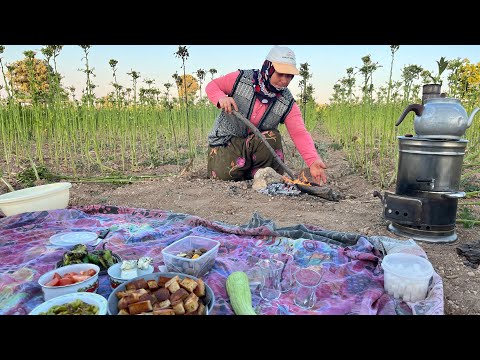 Geceden Sabaha Tütün Tarlası ~Sabah Kahvaltısı ~Anadoluda Yaşam