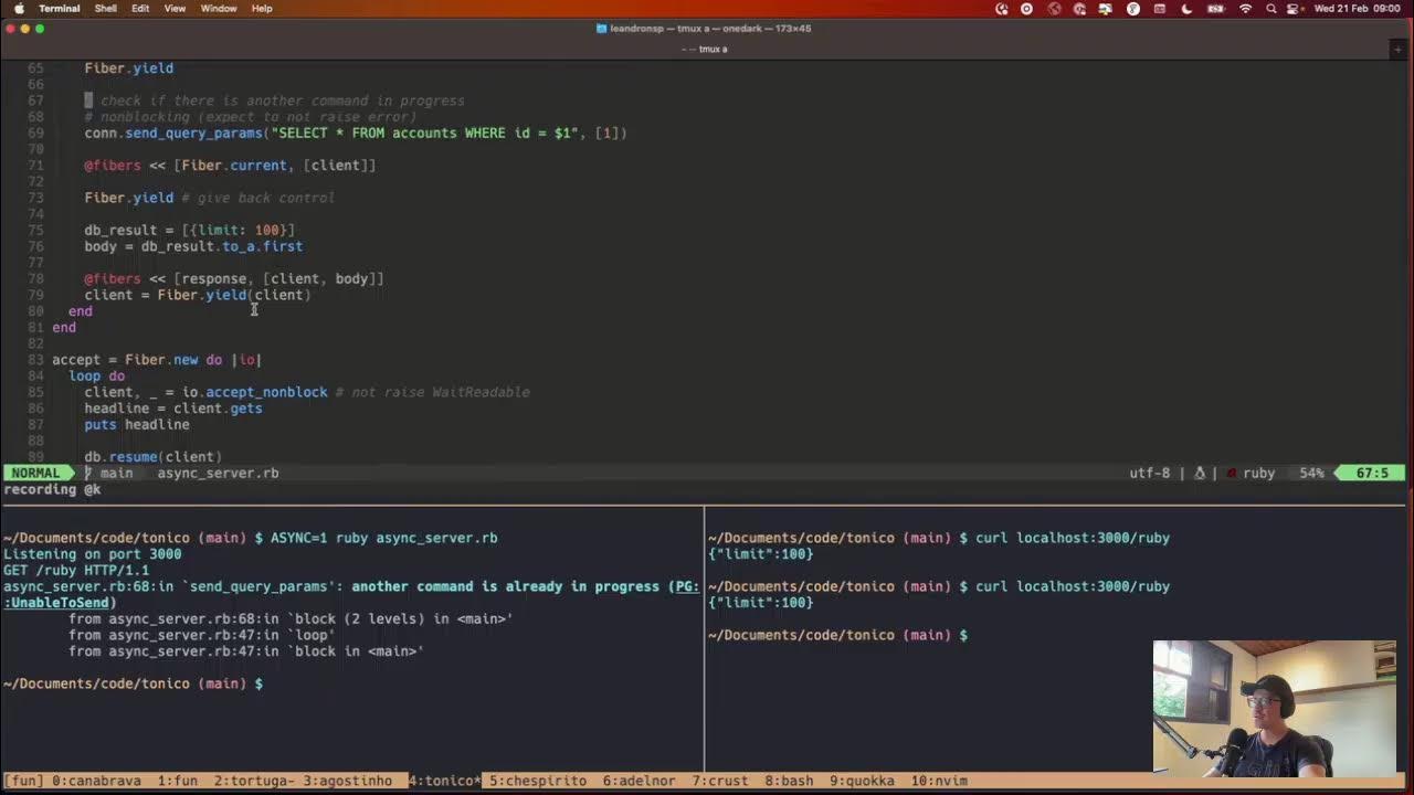 [Rinha de Backend] Ruby & Async I/O, parte III - YouTube