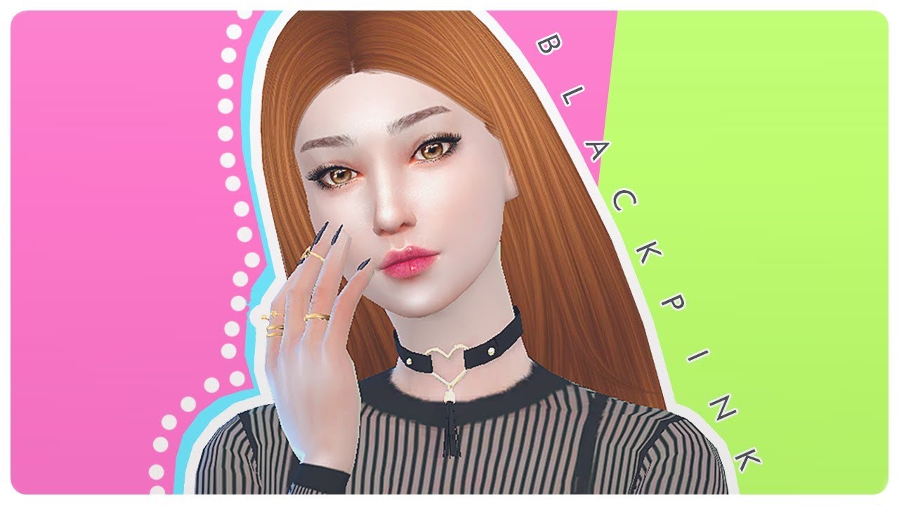 Jennie Blackpink Inspired | Create-A-Sim | The Sims 4 Indonesia - YouTube