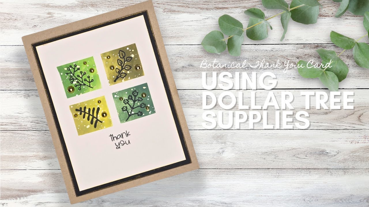 Dollar Tree Thank You Card - YouTube