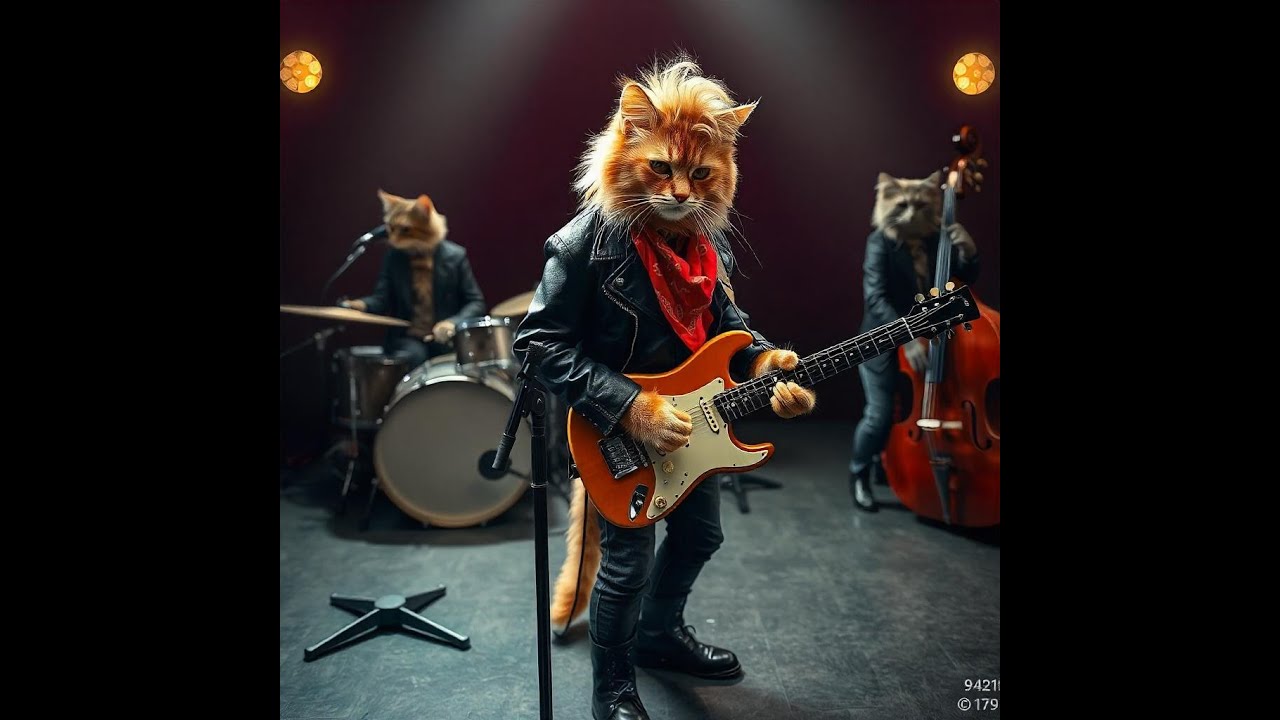 My Boss Has Paws - Stray Kittens Band - YouTube