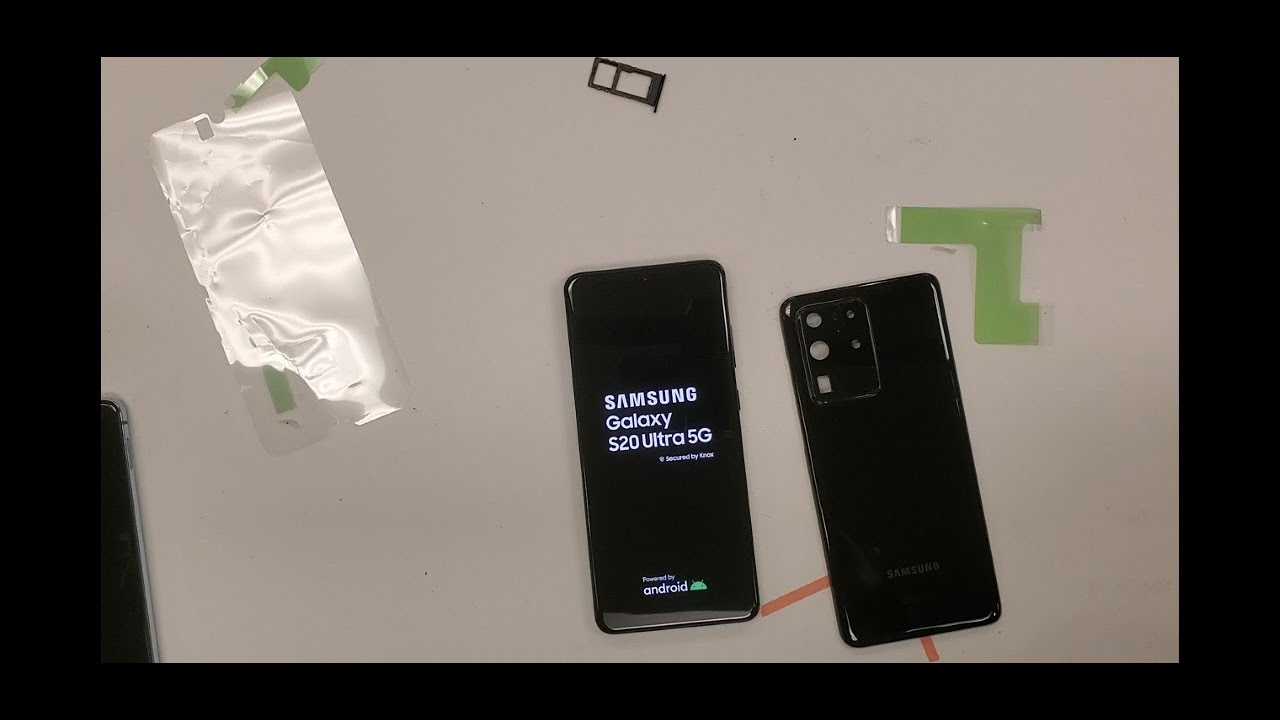 Samsung Galaxy S20 Ultra Smashed Screen | How to Repair - YouTube