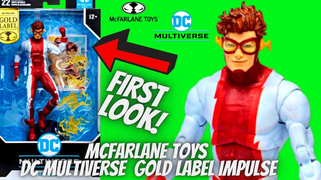 McFarlane Toys DC Multiverse Gold Label Impulse Figure First Look ...